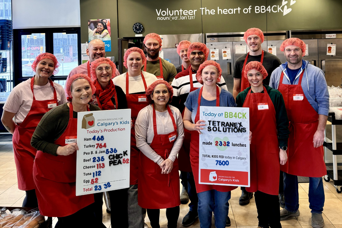 2025 BROWN BAGGING FOR CALGARY'S KIDS | Tetranex Solutions